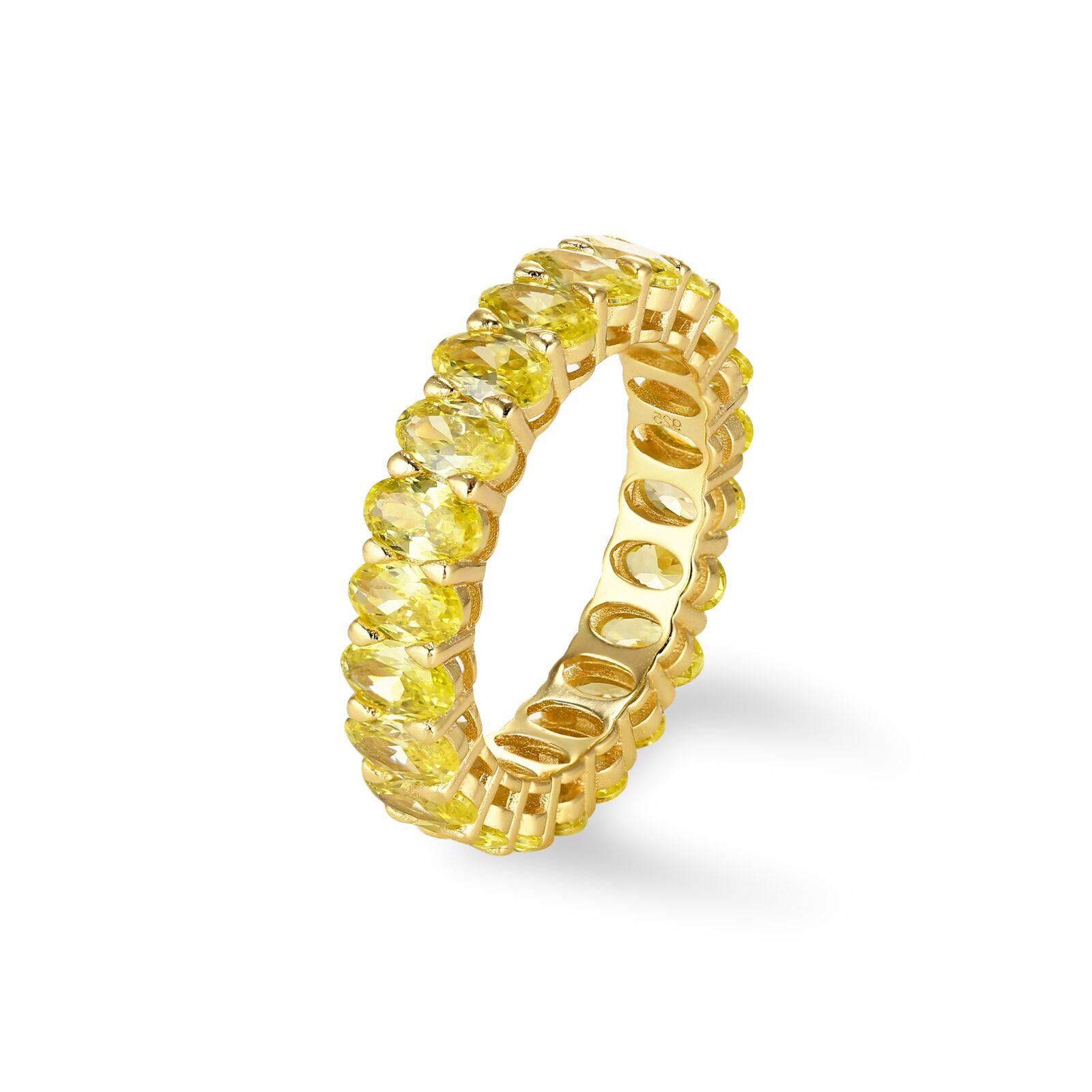 KIMBERLY - Oval Cut Eternity band | Layered Jewelry
