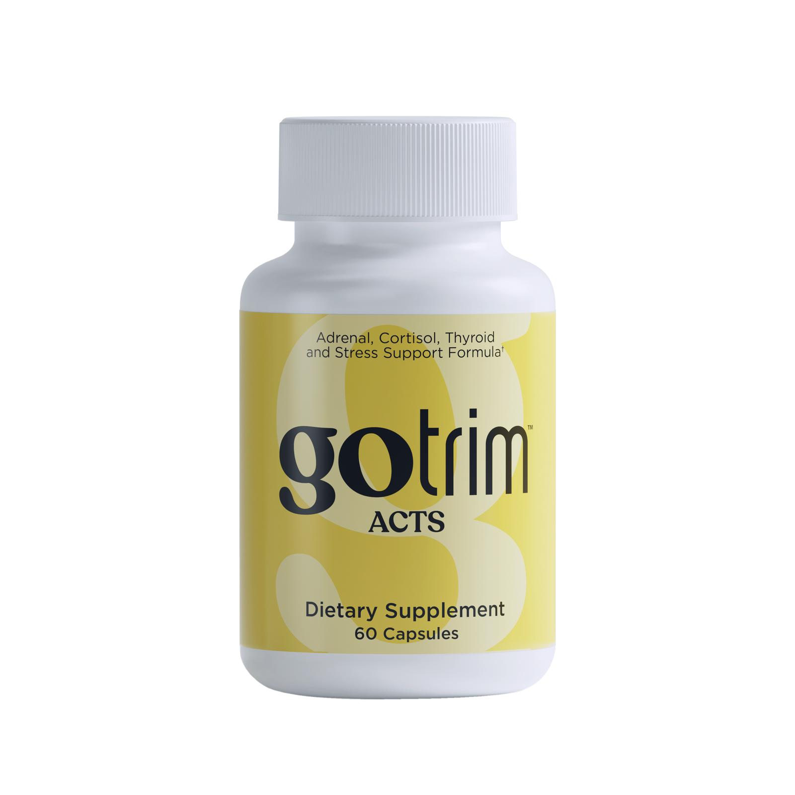 nutraMetrix GoTrim® ACTS Adrenal, Cortisol, Thyroid & Stress Support ...