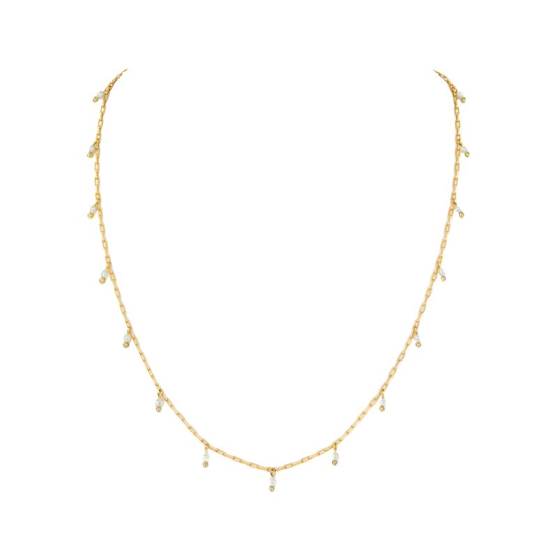 ELLIS – Micro Pearl Link Chain | Layered Jewelry